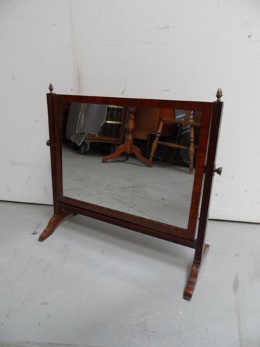 Antique Table Mirror in Mahogany, 1890s for sale at Pamono