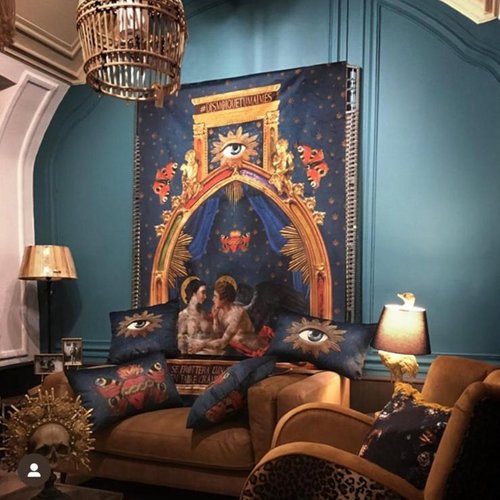 Internal Velvet Panel by Vogliobeneart for sale at Pamono