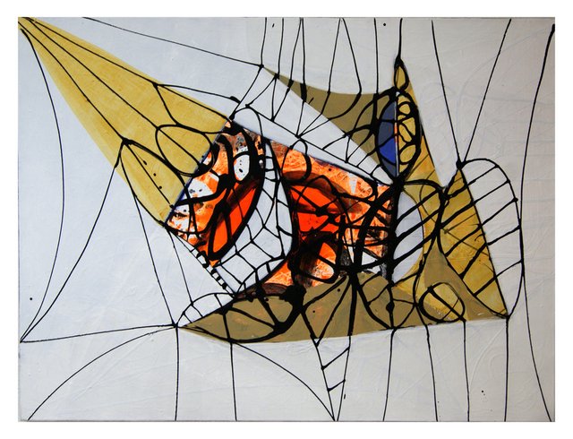 Mathias Wunderlich, Big Moth, 2020, Acryl auf Leinwand bei Pamono kaufen