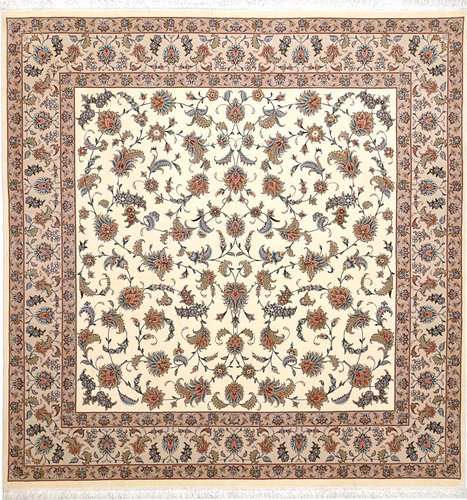 Royal Tabriz Rug in Silk, 1990s for sale at Pamono