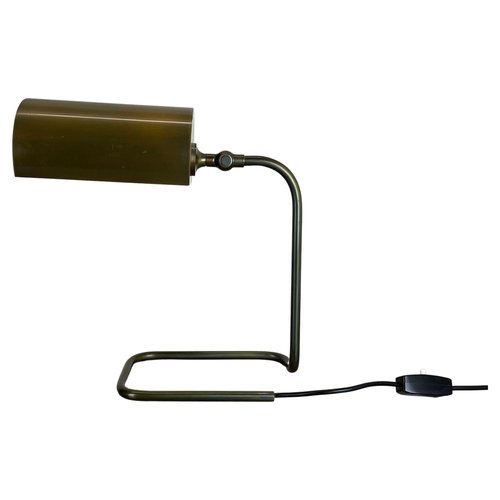 Cubic Original Modernist Brass Metal Table Light, Germany, 1980s for ...