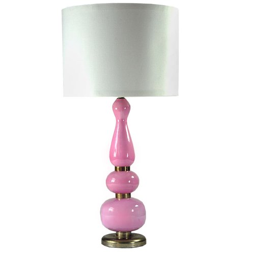 Pink Ceramic Table Lamp, 1960s. for sale at Pamono