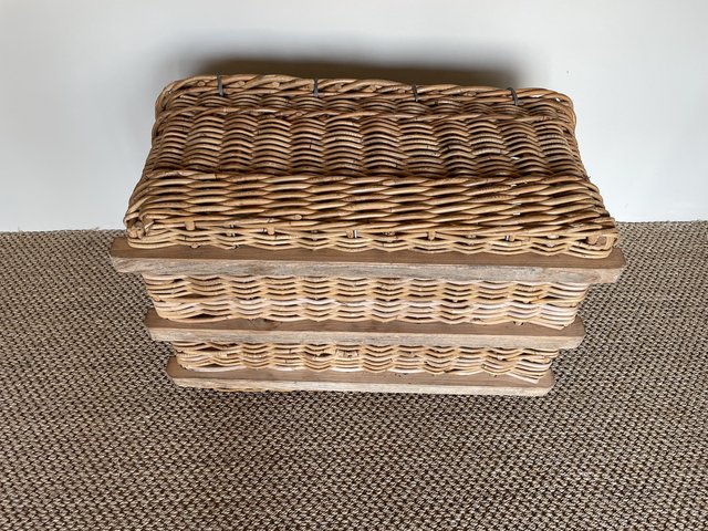 Large Brown Storage Basket for sale at Pamono