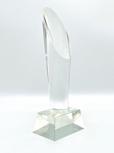 Lead Crystal Glass Obelisk From Desna Czech Republic 1980s For Sale At Pamono
