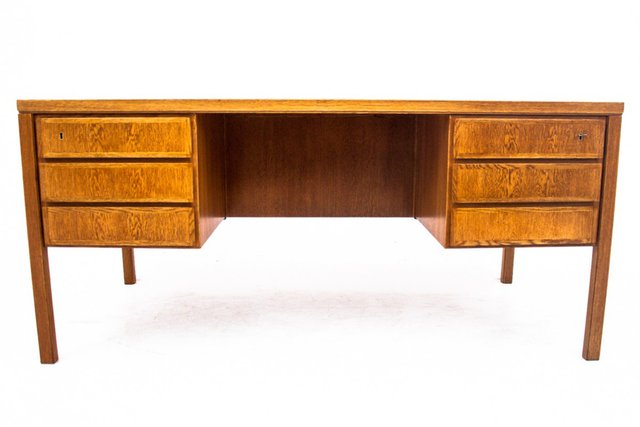 Modell 77 Teak Schreibtisch von Omann Jun, Dänemark, 1960er bei Pamono ...