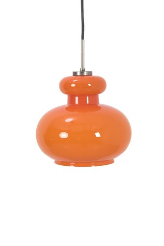 Vintage Orange Pendant Light for sale at Pamono