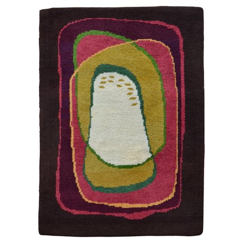 Mid-Century Modern Art Teppich aus Wolle, 1950er bei Pamono kaufen