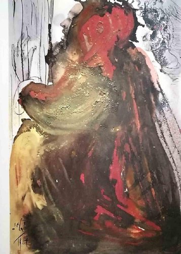 Salvador Dali, Planctus David in Mortem Saul, Lithograph, 1964 for sale ...