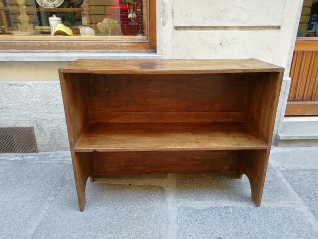 Rustic Library in Wood, 1890s for sale at Pamono