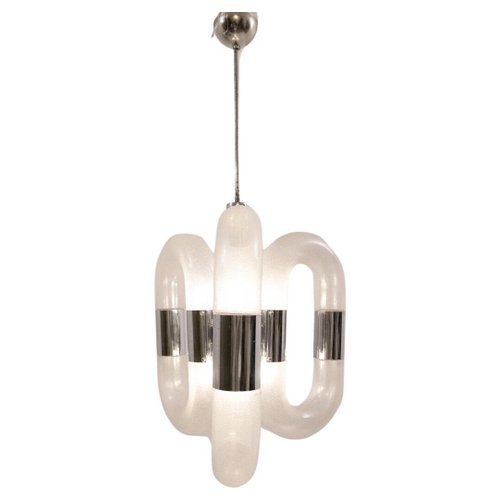 Moderne Mid-Century Deckenlampe von Aldo Nason für Mazzega, 1970er bei ...