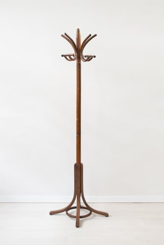 Fir Floor Coat Rack, 1940s for sale at Pamono