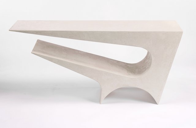 Star Axis Console in Polished Concrete by Neal Aronowitz for sale at Pamono