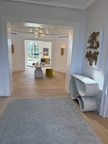 Console Whorl en Toile Blanche en Béton par Neal Aronowitz en vente sur ...