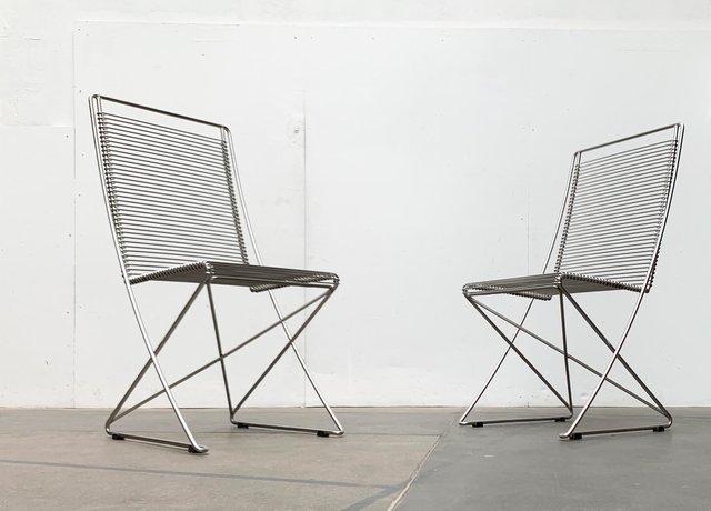 Chaise Kreuzschwinger Postmoderne par Till Behrens pour Schlubach ...