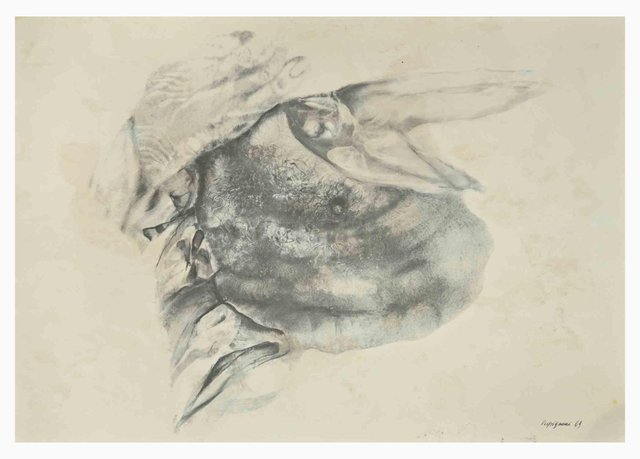 Renzo Vespignani, The Hand, Phototype Print, 1960s for sale at Pamono