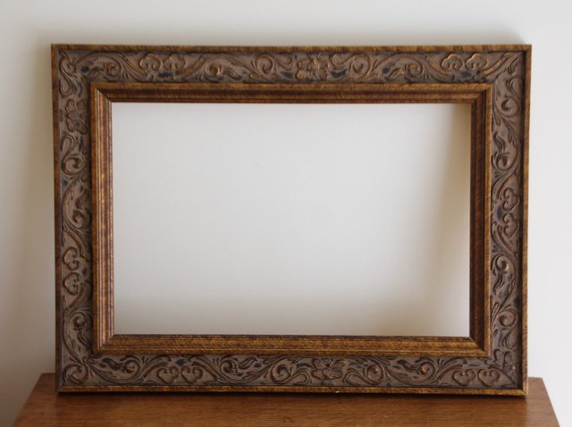 Gold Wood Painting Frame, France, 1950s for sale at Pamono