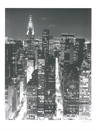 Christopher Bliss, Skyline at Night, 2000s, Print for sale at Pamono