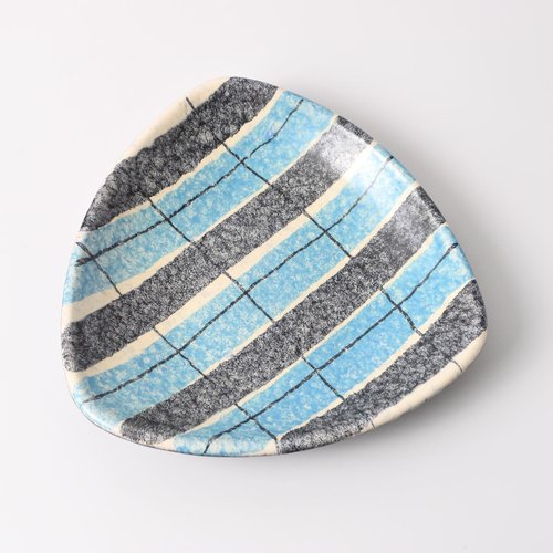 German Fat Lava Plate from Veb Strehla for sale at Pamono