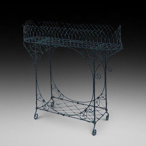 Regency Painted Wire Planter for sale at Pamono