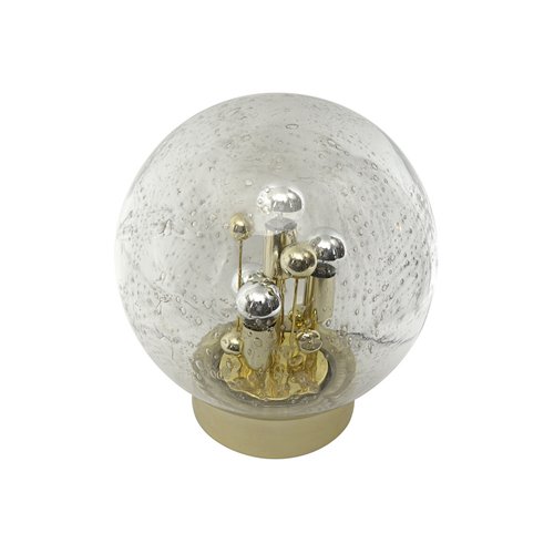 Large Space Age Ball Table Lamp Planet by Doria for sale at Pamono