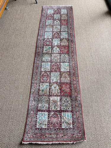 Silk Corridor Rug, 1980s for sale at Pamono