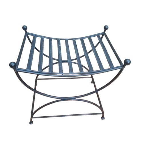 Vintage Roman Style Iron Bed Stool for sale at Pamono