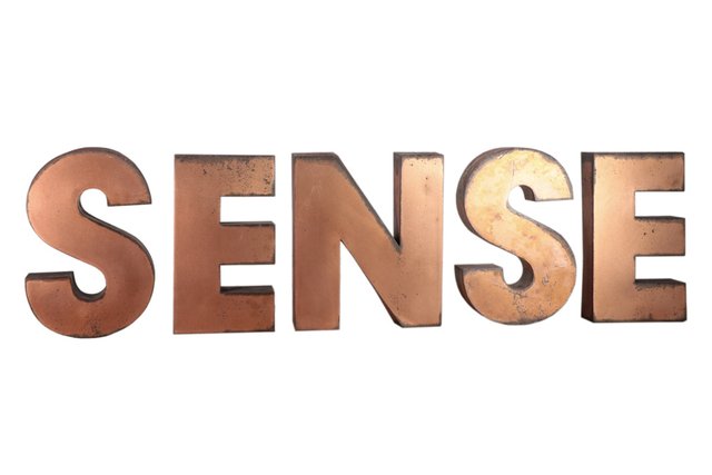 Große italienische Vintage Sense Letters aus Kupfer, 1960er, 5 . Set ...