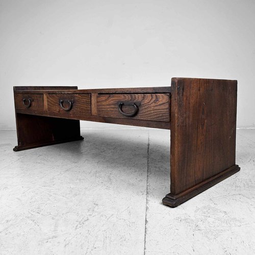 Meiji Period Japanese Zen Calligraphy Writing Table, 1920s for sale at ...