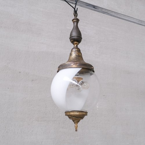 French 2-Tone Pendant Light for sale at Pamono