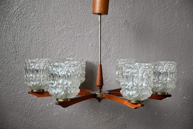 Grand Lustre Vintage, France, 1960s en vente sur Pamono
