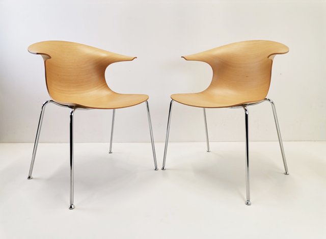 Loop Wood Chairs by Infiniti, Set of 2 for sale at Pamono