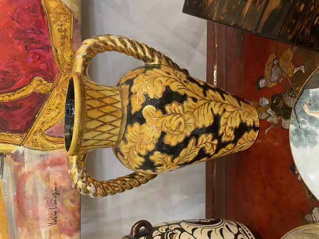 Large Art Deco Vase for sale at Pamono