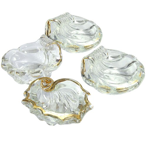 Small Italian Glass Shell Dishes from Napoli, 1960s, Set of 4 for sale ...