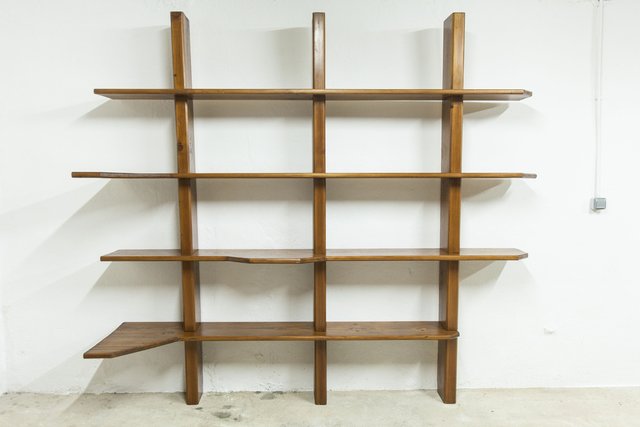 Vintage Wall Shelf in Fir, 1990s for sale at Pamono