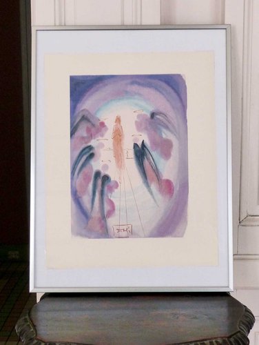 Salvador Dali, The Joy of the Blessed, 1960s, Woodcut for sale at Pamono