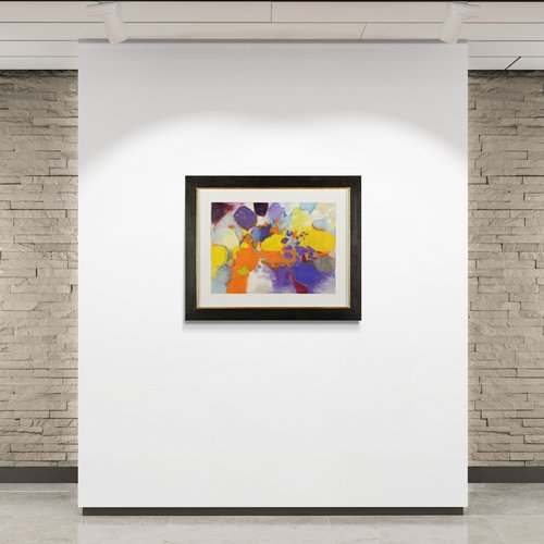 Rolf Hans, 1963, Pastel, Framed for sale at Pamono