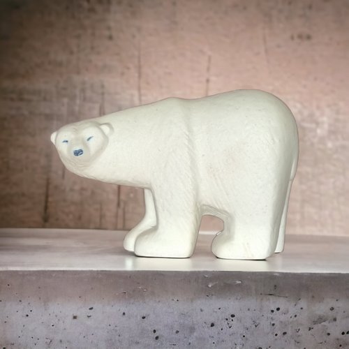 Polar Bear Model by Lisa Larson for Gustavsberg, 1957 for sale at Pamono