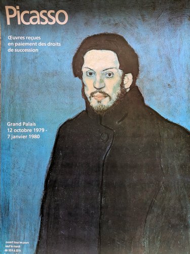 Pablo Picasso, Grand Palais, 1979, Screen Print for sale at Pamono