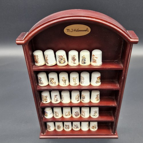 Vintage Porcelain Thimbles by Hummel for Göbel, 1970s, Set of 30 for ...