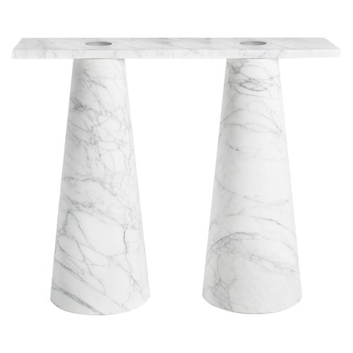 Marble Inside Out Console Table by Karen Chekerdjian for sale at Pamono