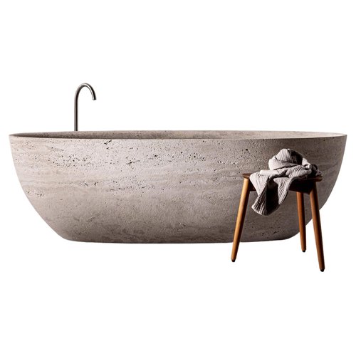 Large Stone Bathtub by Studio Loho for sale at Pamono