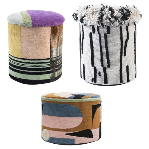 Poufs von Cartk Tint, 3 . Set bei Pamono kaufen