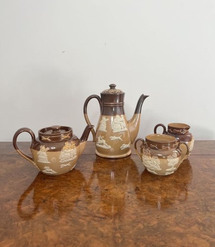 Tea Service from Doulton, 1890, Set of 4 for sale at Pamono