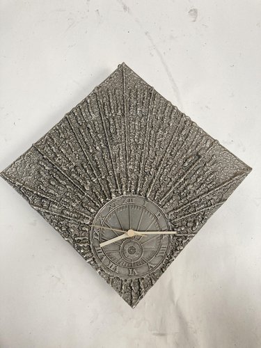 Brutalist Style Wall Clock, 1950s for sale at Pamono