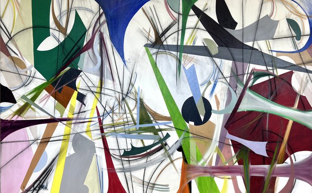 Maria Esmar, Unveiling Illusions, 2020er, Acryl auf Leinwand bei Pamono kaufen