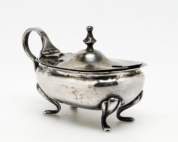 Art Deco Silver Salt Holder, Sweden, 1930s for sale at Pamono