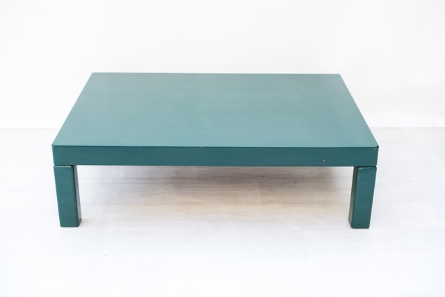 Table Verte Laquée, 1980s en vente sur Pamono