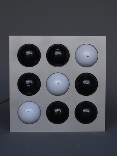 Interaktive Fifty Fifty Wandlampe von Paul Talman bei Pamono kaufen