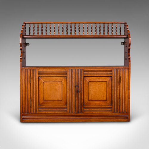 English Mounted Whatnot Cabinet in Walnut, Display Cupboard, 1890s for ...