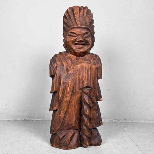 Taisho God of Protection Inami Woodcarving, Japan., 1920s for sale at ...